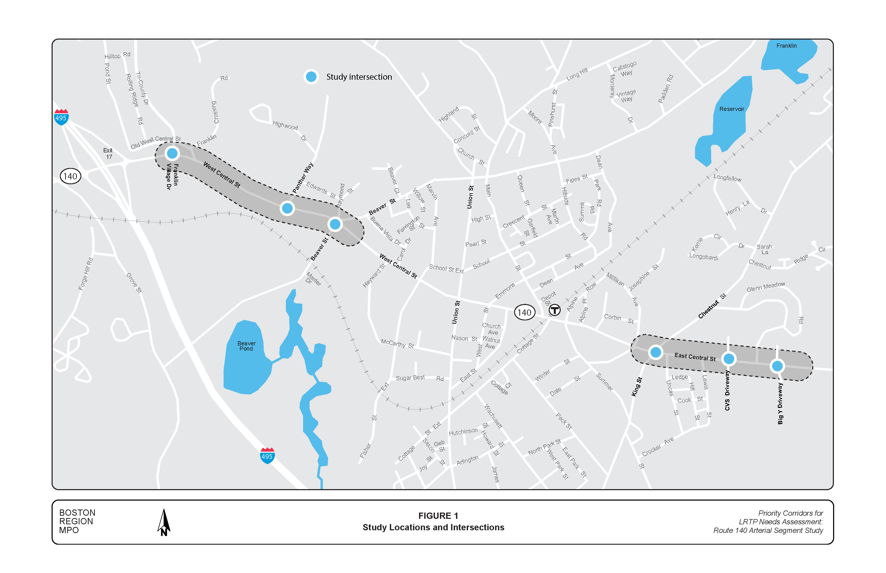 MEMO: Route 140 Arterial Segment Study in Franklin