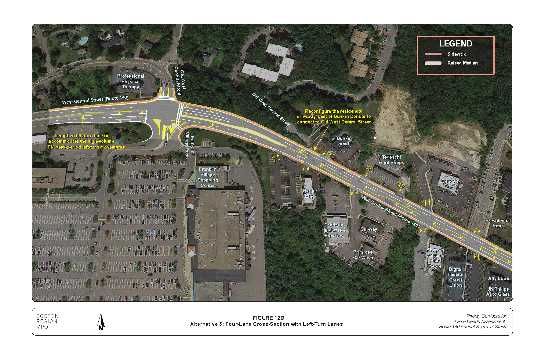 MEMO: Route 140 Arterial Segment Study in Franklin