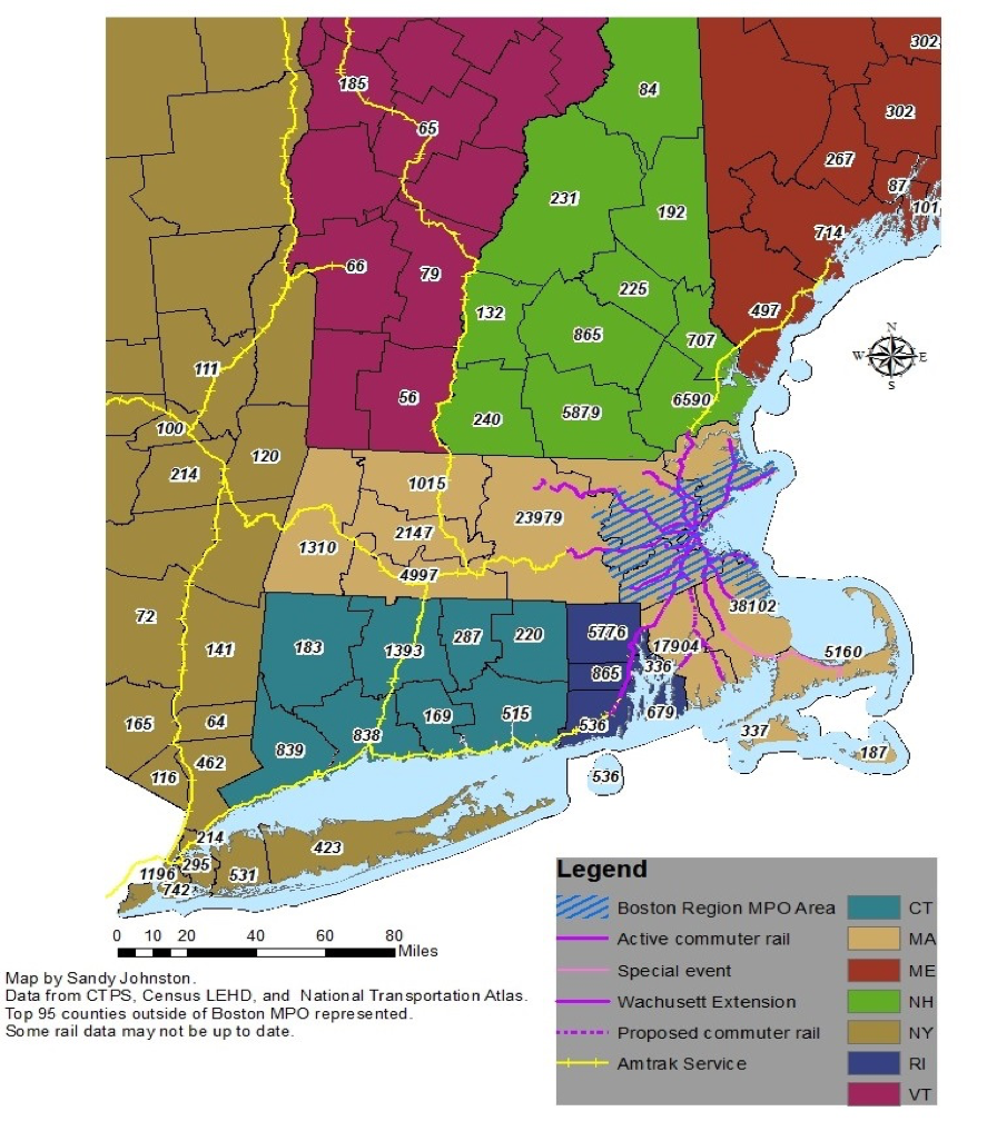 Long-Distance Commuting in the Boston Region